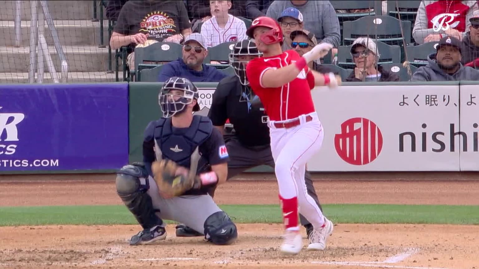 Spencer Steer empuja dos carreras con doble en el 4to | 24/03/2024 ...