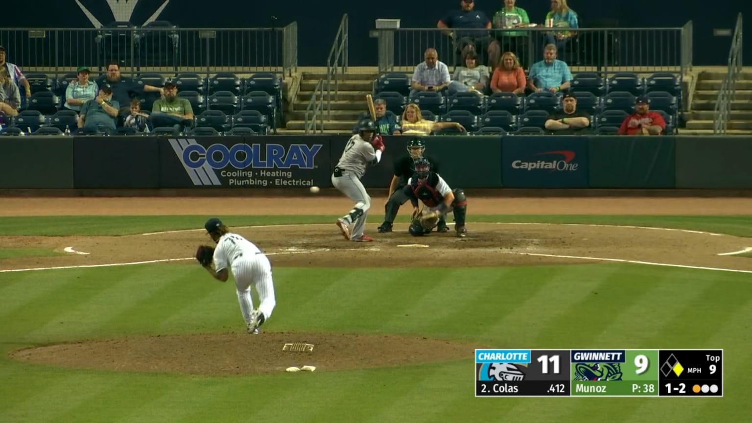 No. 2 White Sox prospect Oscar Colás' three-hit game | 05/07/2023 ...