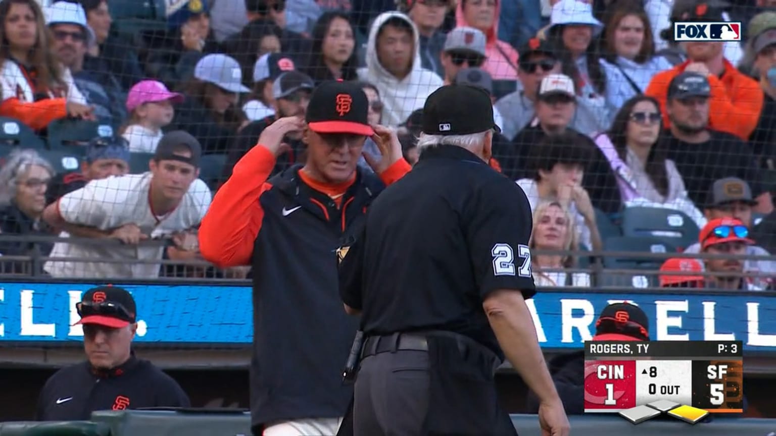 Conner Capel continues at-bat after review | 05/11/2024 | Cincinnati Reds