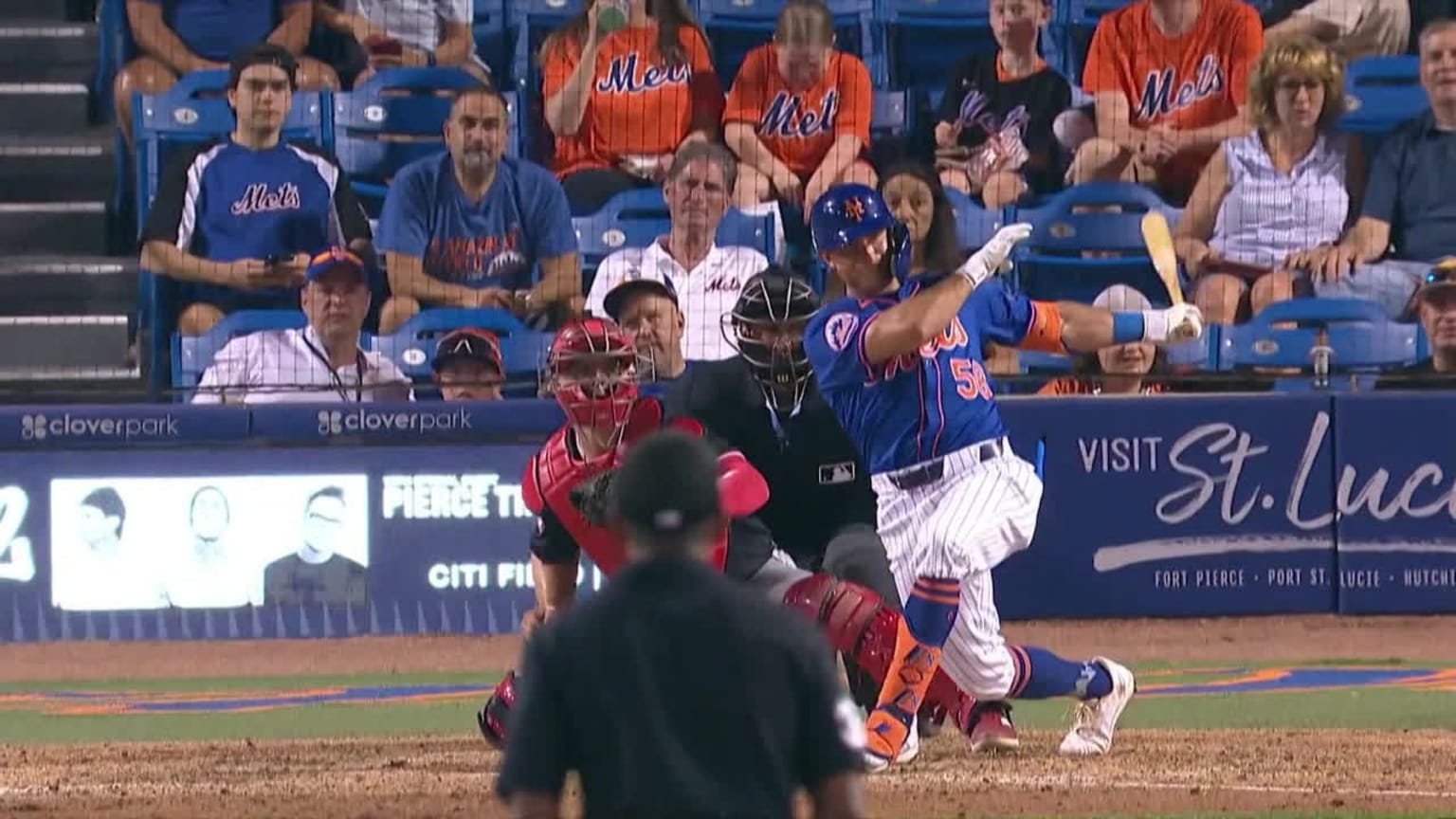 Rylan Bannon hits an RBI double | 03/15/2024 | New York Mets