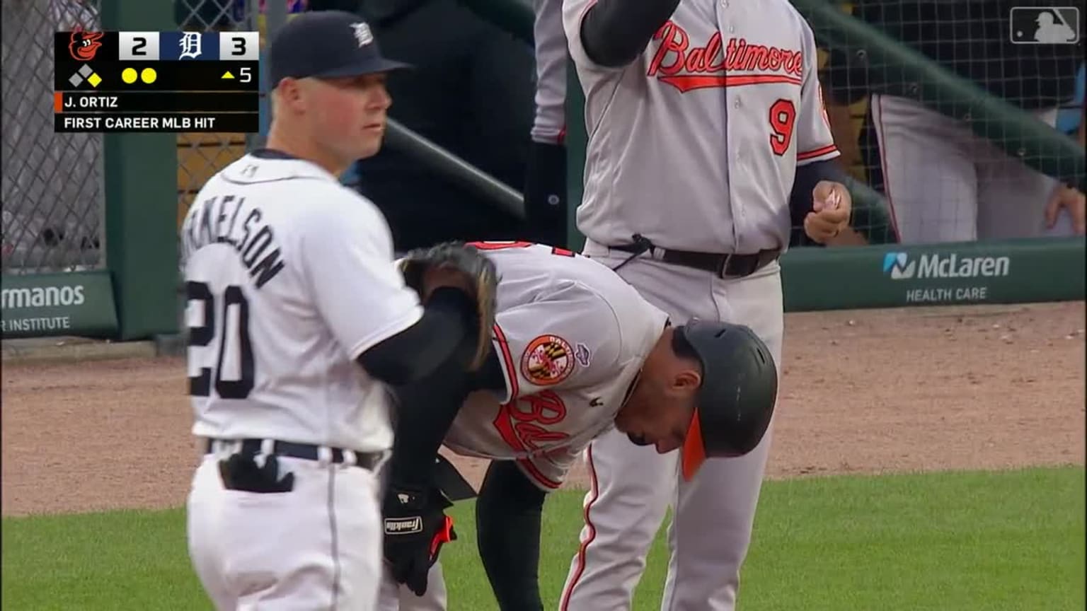 Joey Ortiz gets his first career hit, picks up 2 RBIs | 04/27/2023 ...