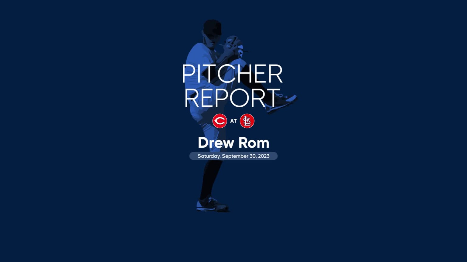 Drew Rom's outing against the Reds | 09/30/2023 | St. Louis Cardinals