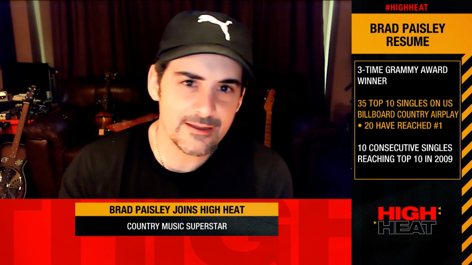 Brad Paisley talks about his interest in baseball | 03/03/2023 | New ...