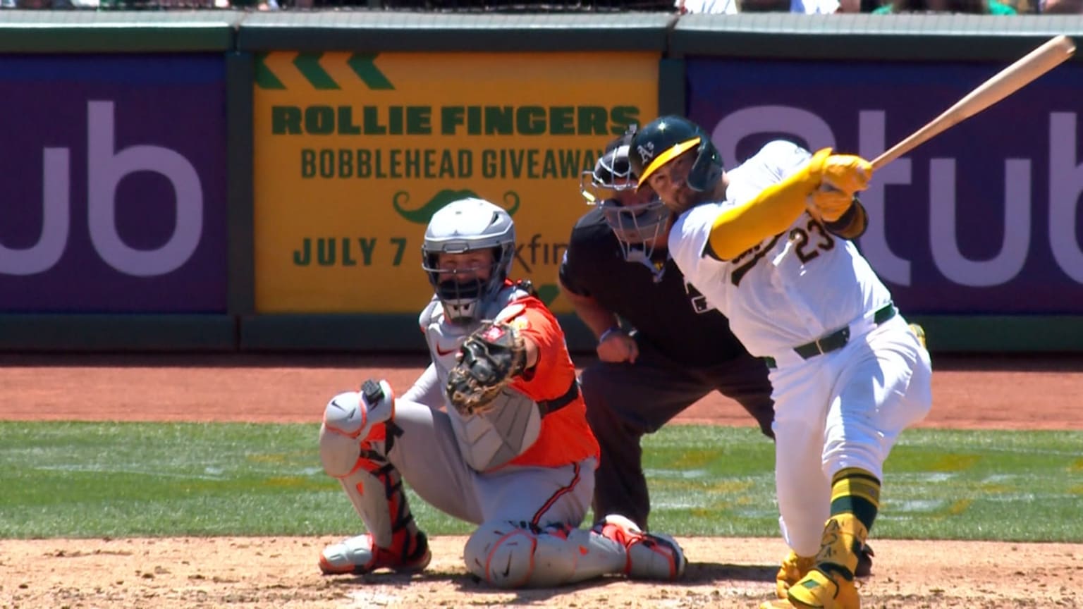 Shea Langeliers' RBI single | 07/06/2024 | Athletics