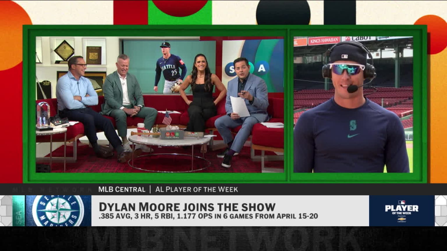 Dylan Moore on winning AL Player of the Week | 04/24/2025 | New York Mets