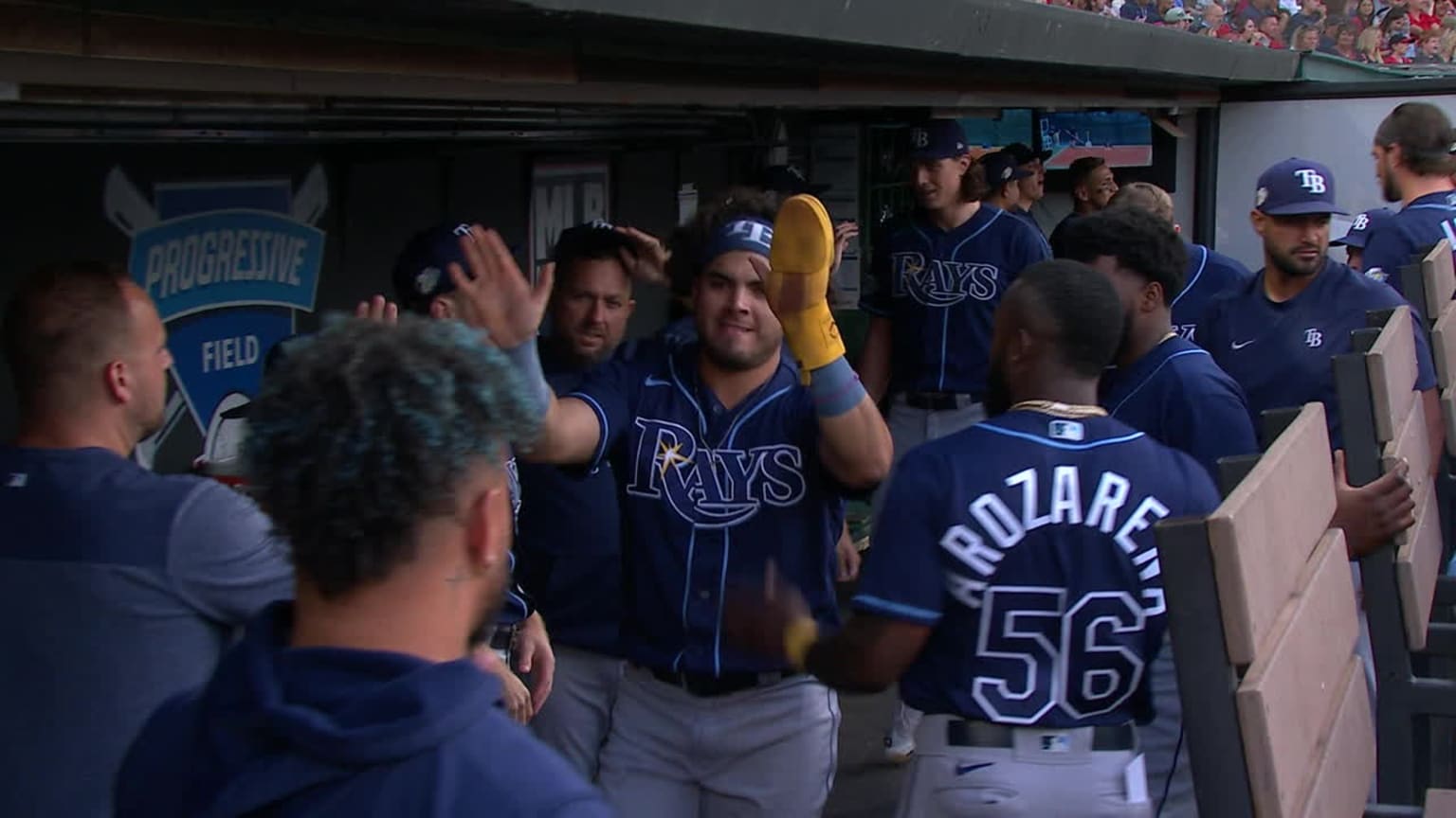 René Pinto hits an RBI double to left field | 09/01/2023 | Tampa Bay Rays