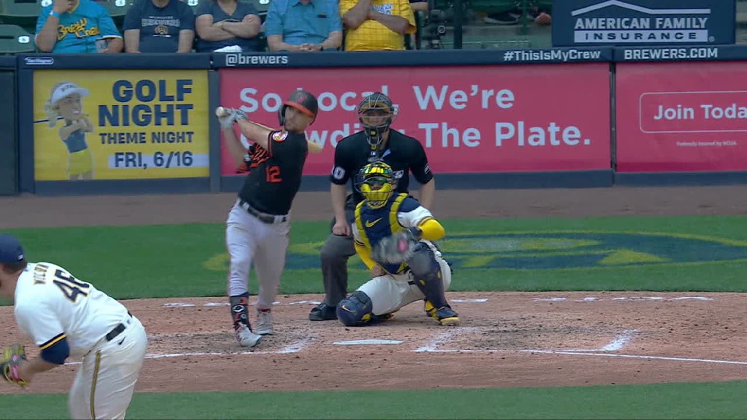 Adam Frazier doubles to right field, two score | 06/08/2023 | Baltimore ...
