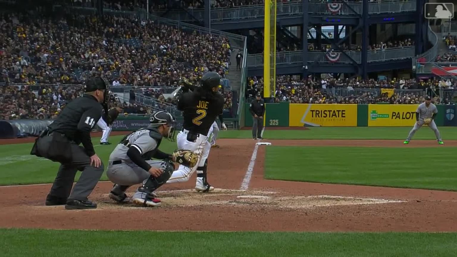 Connor Joe hits an RBI double against the White Sox | 04/07/2023 ...