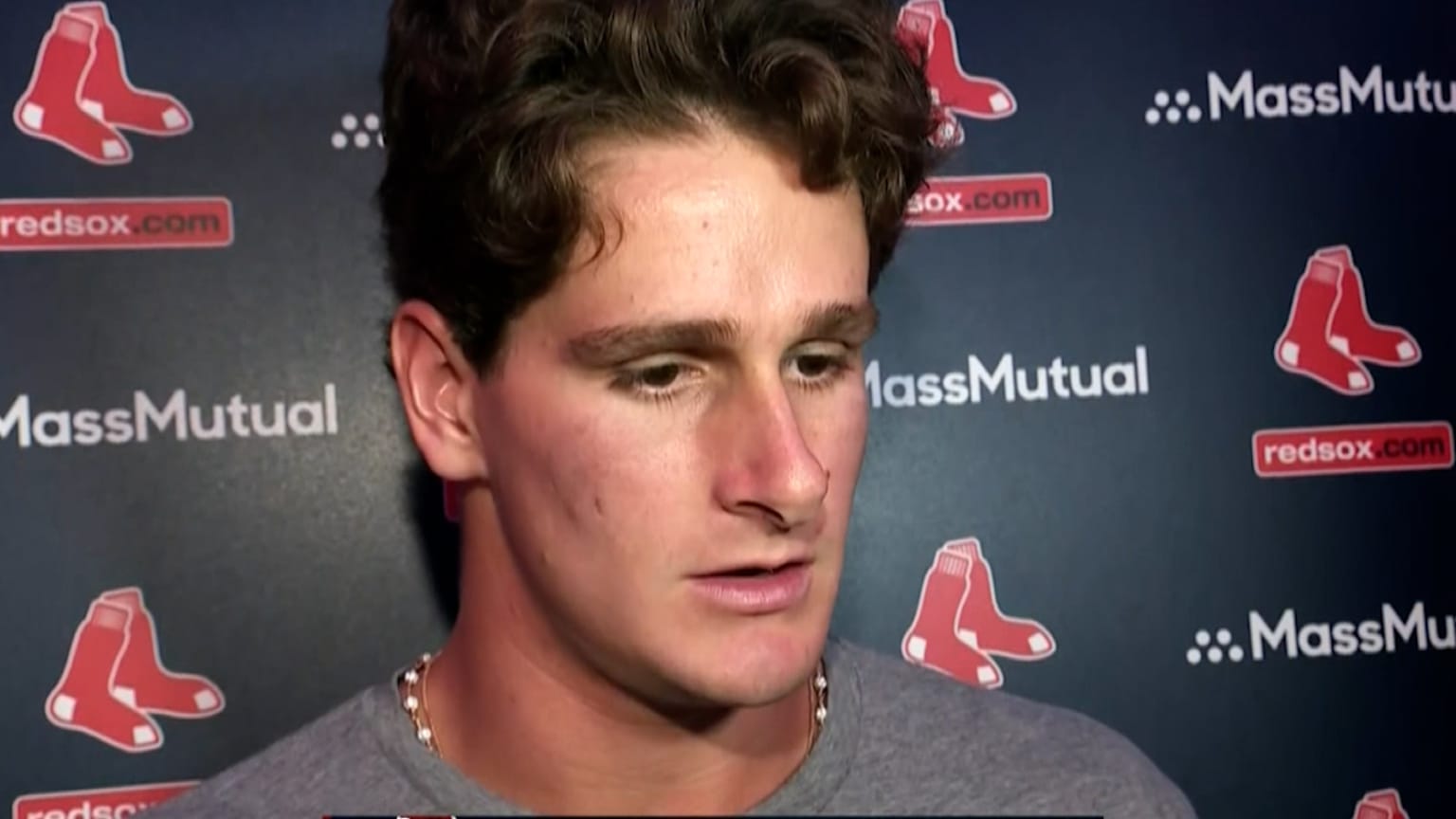 Roman Anthony on his left oblique injury | 09/02/2025 | Boston Red Sox