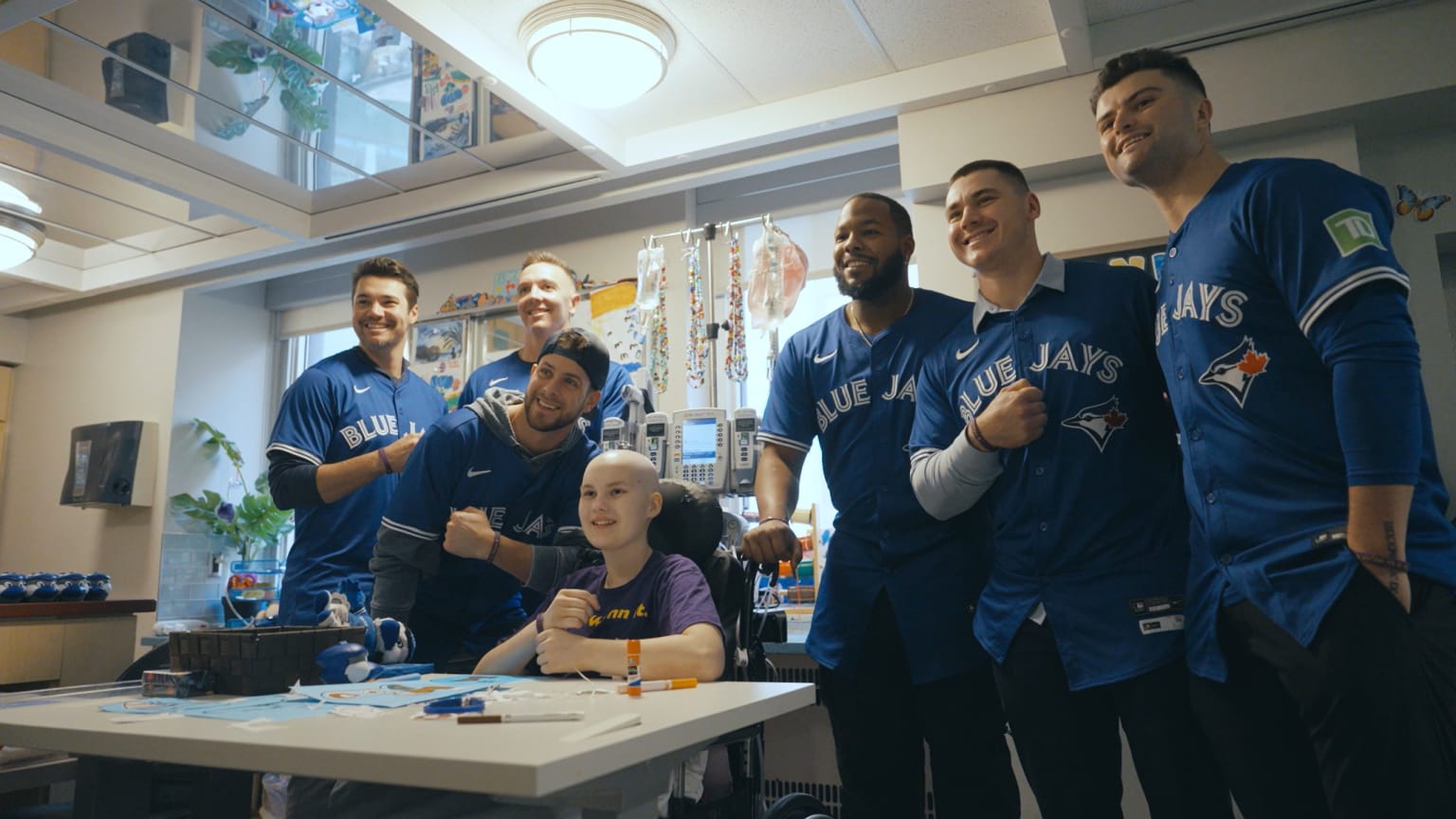Blue Jays visit The Hospital for Sick Children | 04/30/2025 | MLB.com