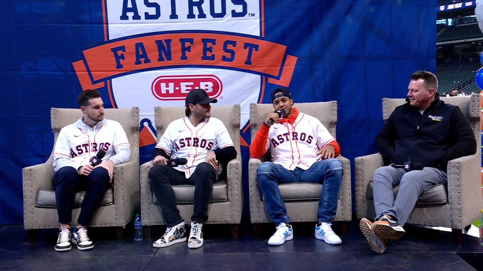 Peña, Tucker, Brown, Espada talk at Astros FanFest | 01/20/2024 ...