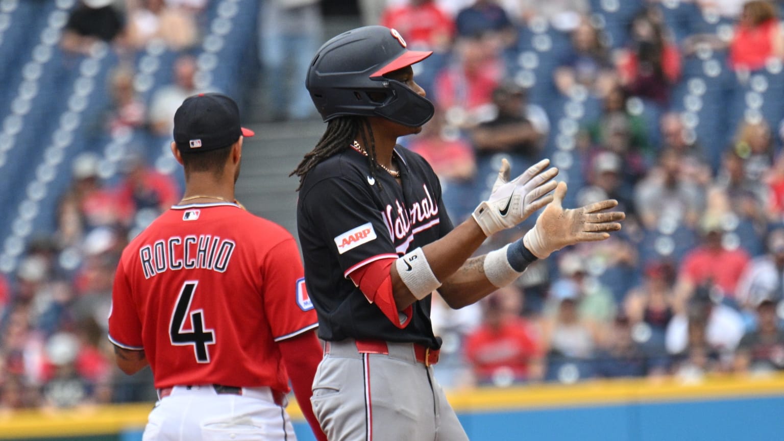 CJ Abrams' 108.3 mph RBI double | 05/27/2026 | Washington Nationals