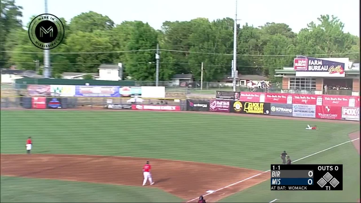 Drew Campbell lays out to make a diving grab in right | 06/24/2023 ...