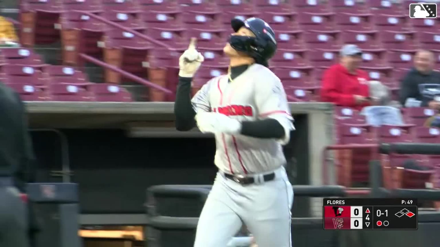 Nate Nankil's first homer of the season | 04/19/2025 | MLB.com