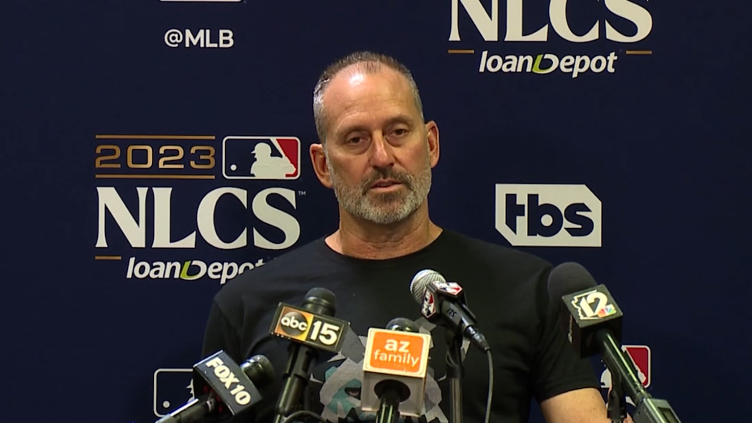 Lovullo speaks on facing a hot Phillies team in NLCS | 10/14/2023 ...