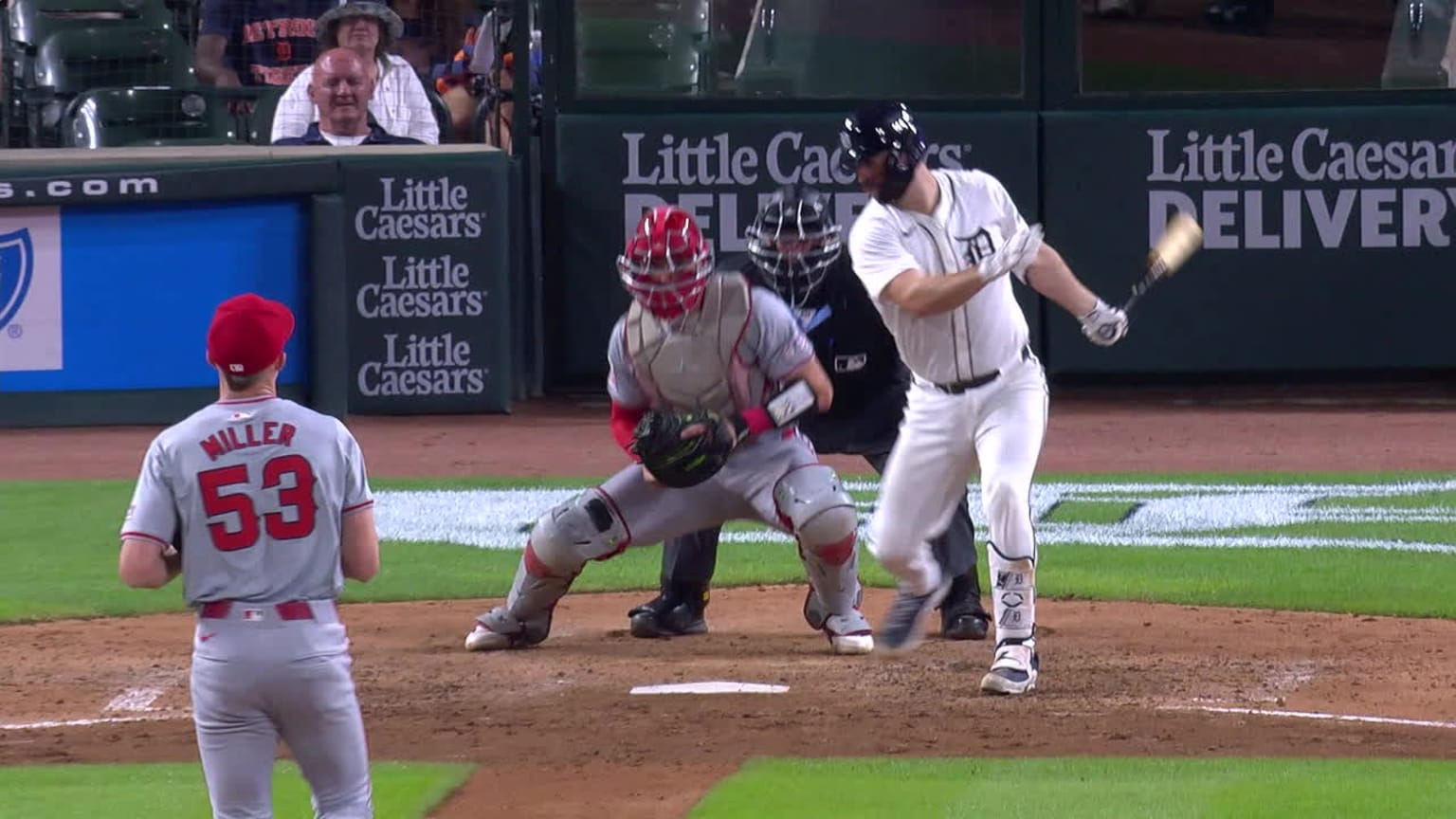 Ryan Miller's first career strikeout | 08/27/2024 | Los Angeles Angels