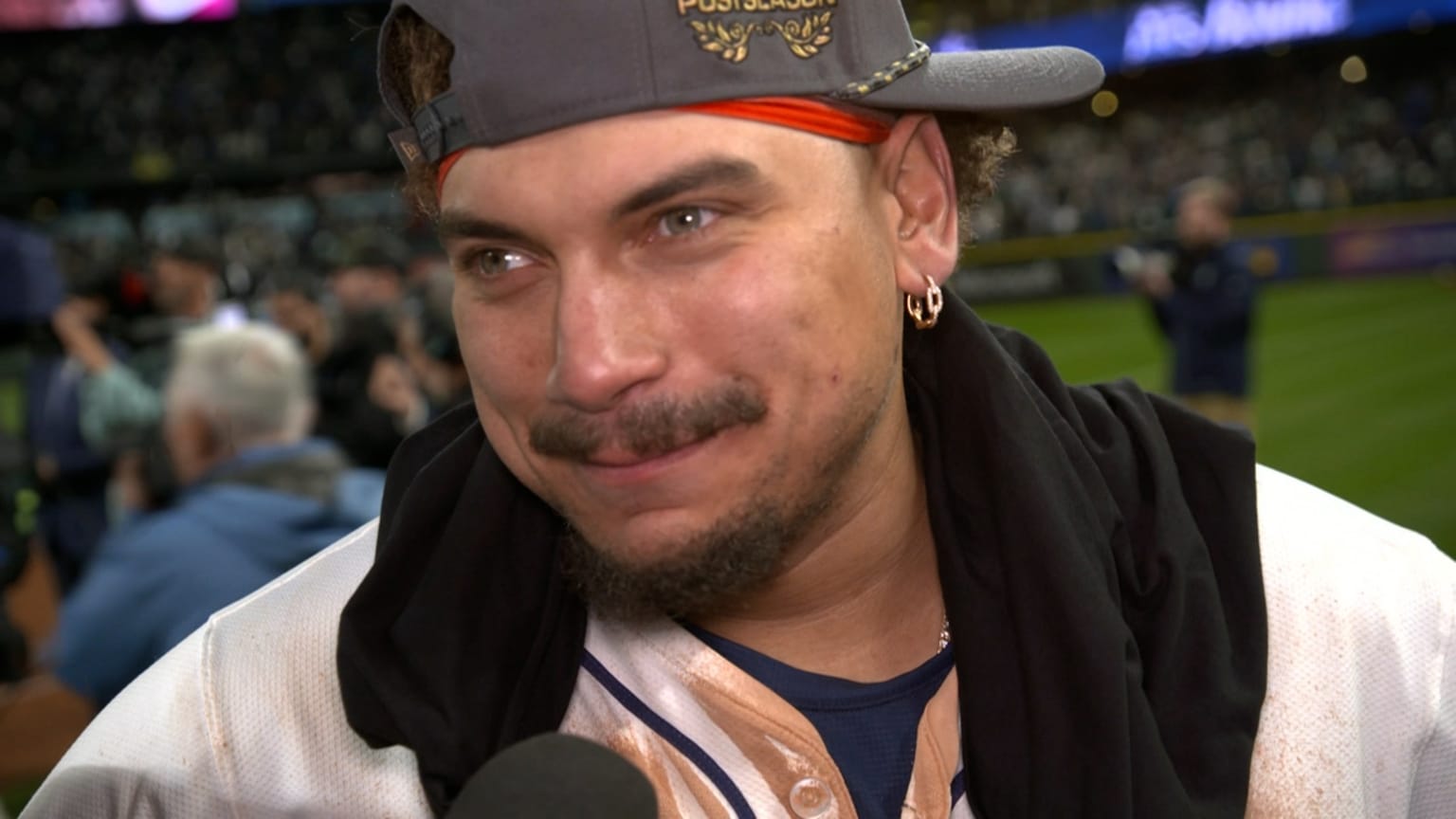 Josh Naylor on Mariners advancing to the ALCS | 10/10/2025 | Seattle ...