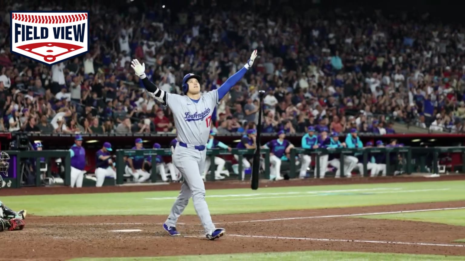 Field view of Shohei Ohtani's go-ahead homer | 05/10/2025 | Los Angeles ...