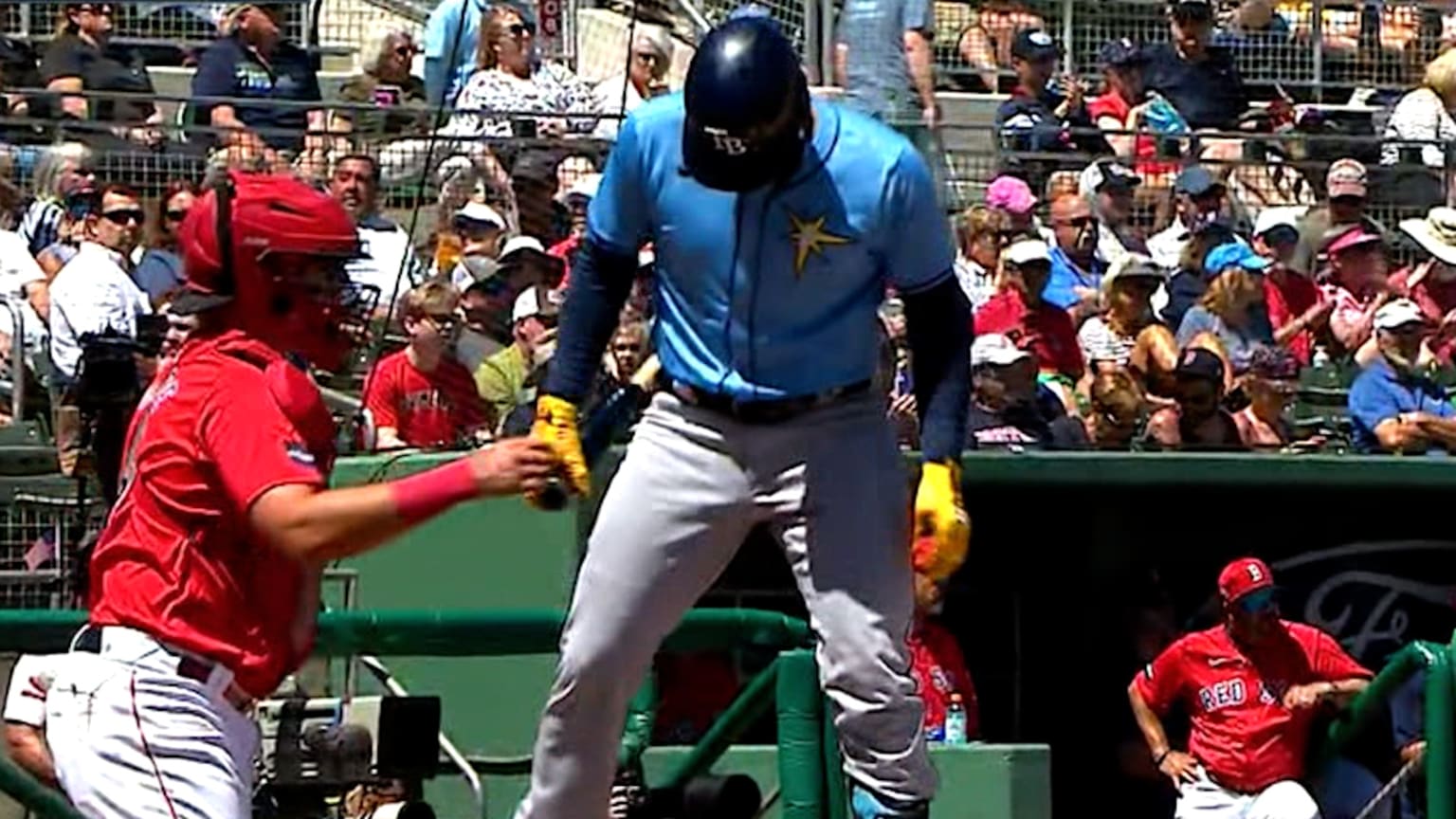 Alex Jackson skies a sacrifice fly | 03/19/2024 | Tampa Bay Rays