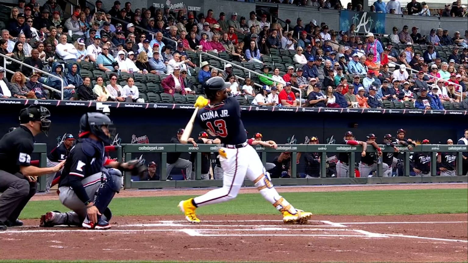 Ronald Acuña Jr. knocks his first hit of Spring Training | 02/22/2026 ...