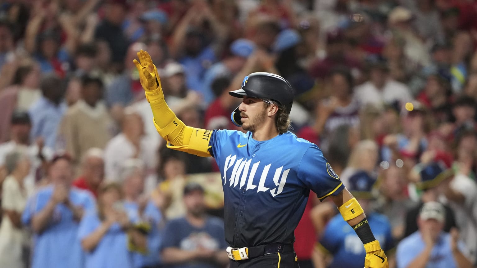 Bryson Stott empata con jonrón en el 6to | 22/08/2025 | Lasmayores.com