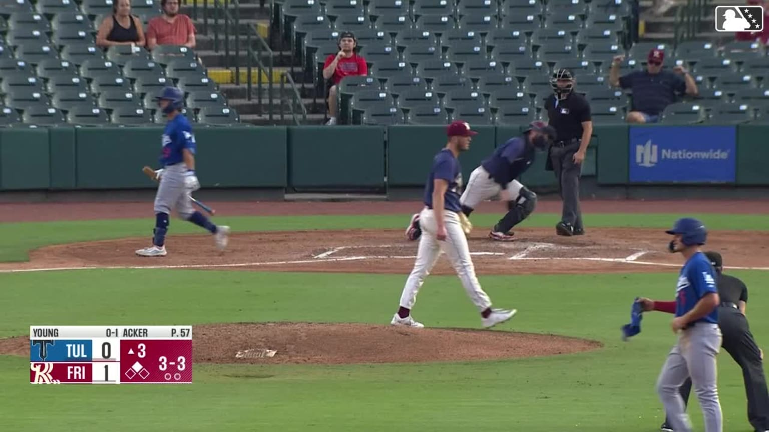 Dane Acker logs his fifth and final K | 07/25/2024 | MLB.com