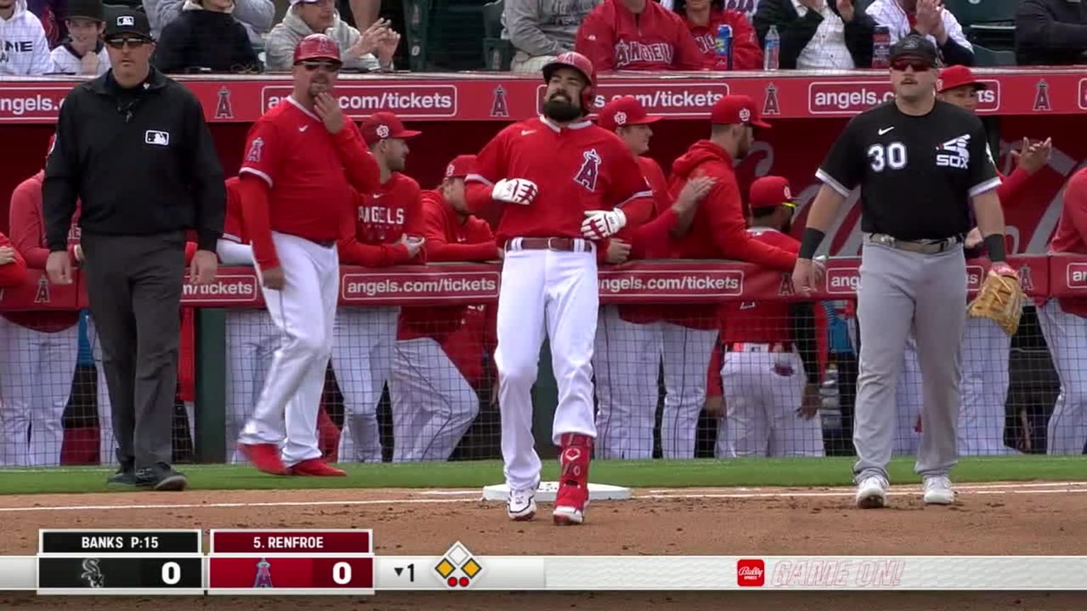 Anthony Rendon hits RBI single, puts Angels on board | 02/26/2023 | Los ...