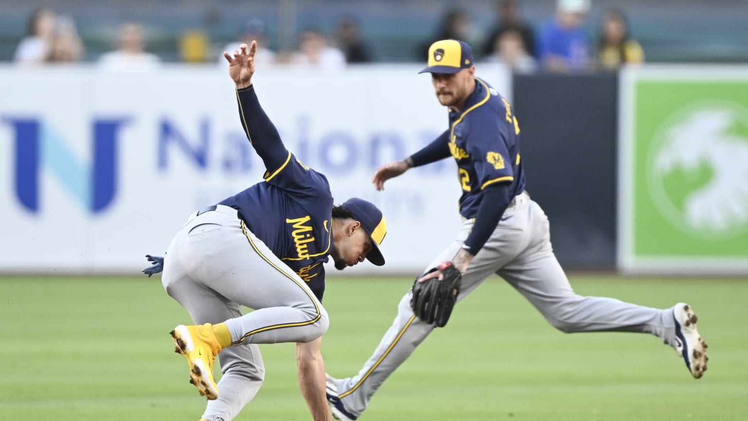 Willy Adames nabs Jurickson Profar after review | 06/21/2024 | San ...