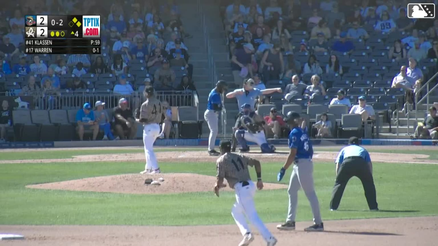 George Klassen picks up a sixth strikeout | 08/09/2024 | Los Angels de ...