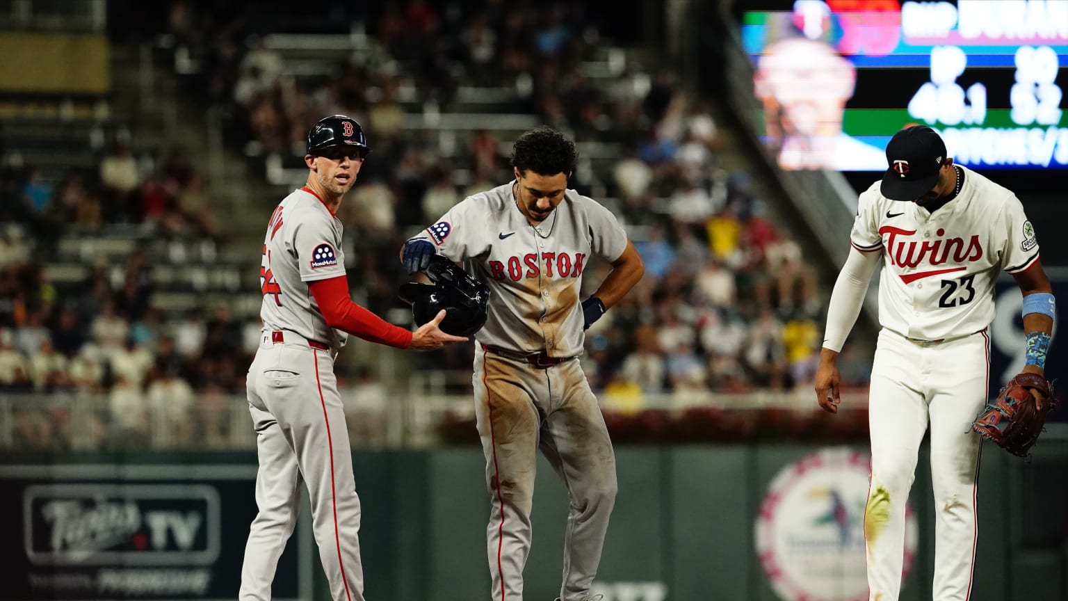David Hamilton swipes two bags in the 9th inning | 07/28/2025 | Boston ...