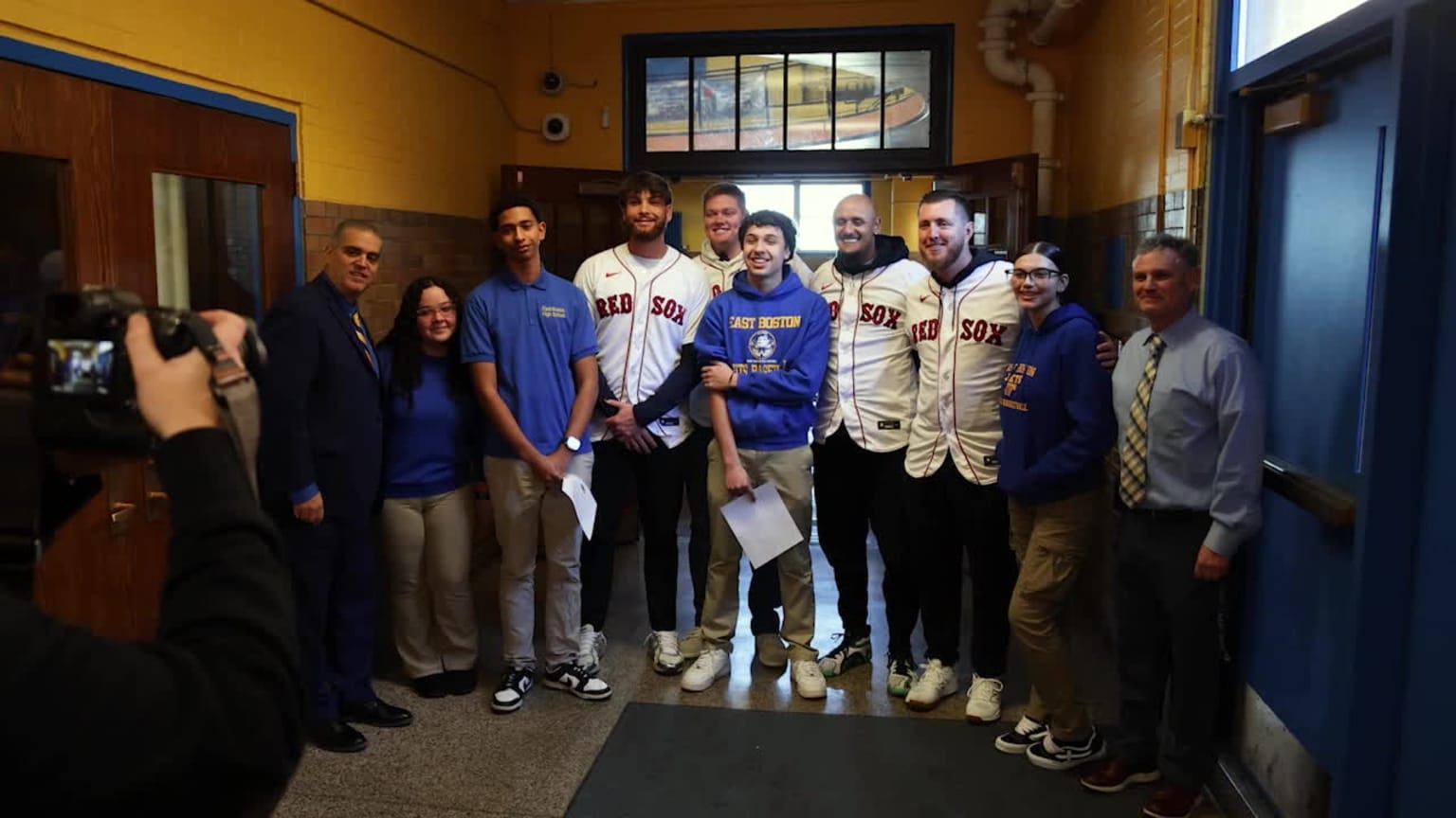 East Boston High School Community Visit | 01/14/2025 | Boston Red Sox