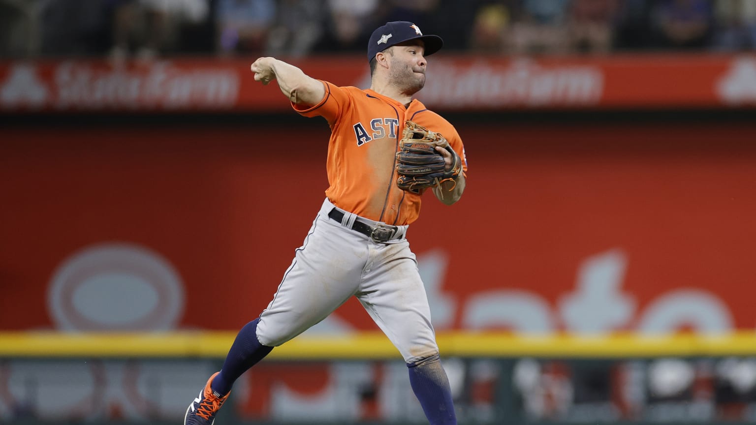 Jose Altuve makes a sensational jump throw | 10/19/2023 | MLB.com