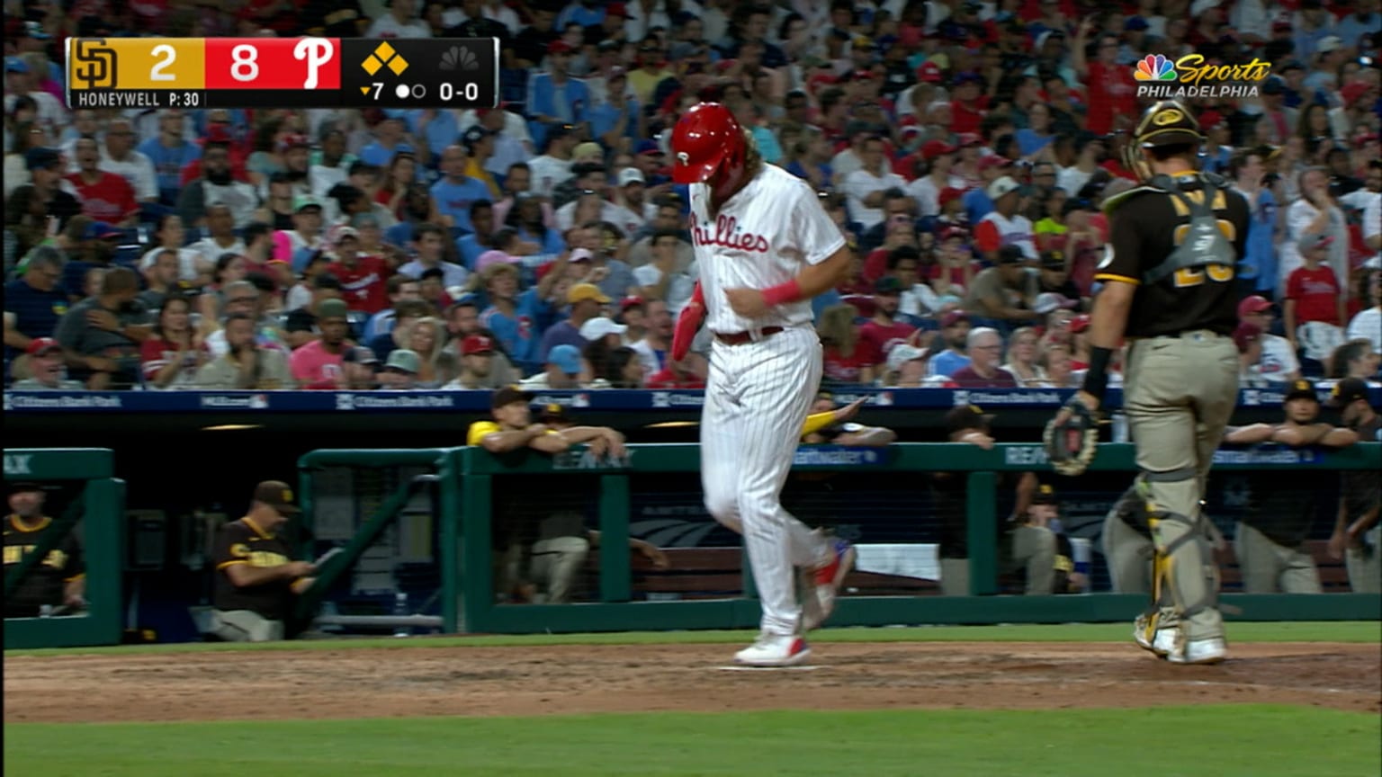 Garrett Stubbs draws a walk, Alec Bohm scores | 07/15/2023 ...