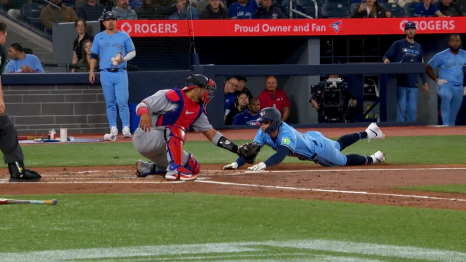 Ernie Clement out at home after review | 04/02/2025 | MLB.com