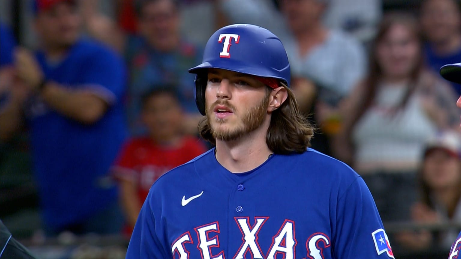 Jonah Heim lines an RBI single into right field | 03/27/2023 | Texas ...