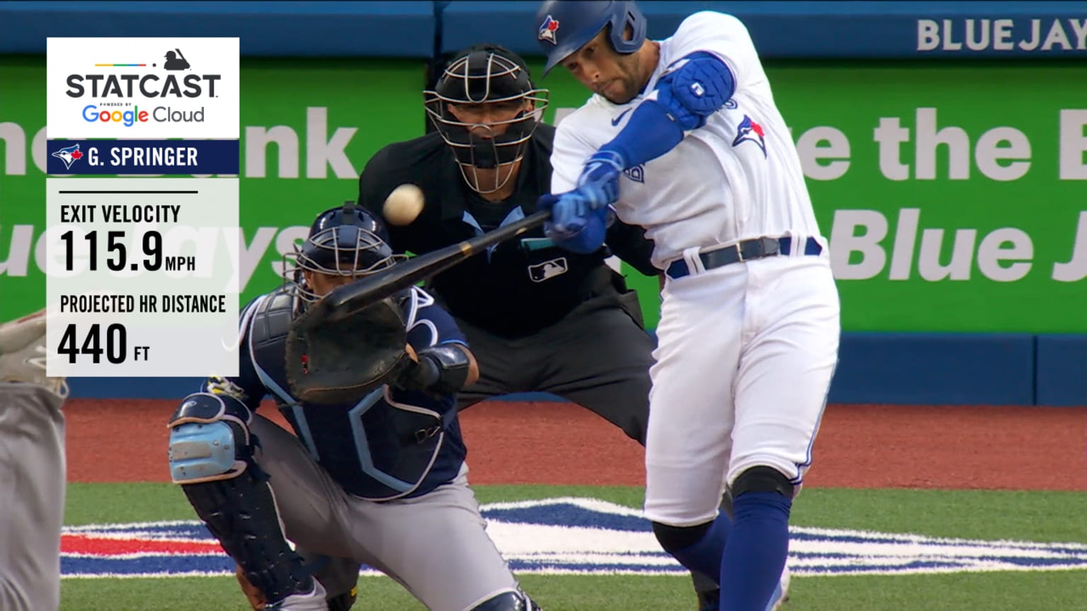 George Springer crushes a 440-foot home run | 04/14/2023 | San Francisco Giants