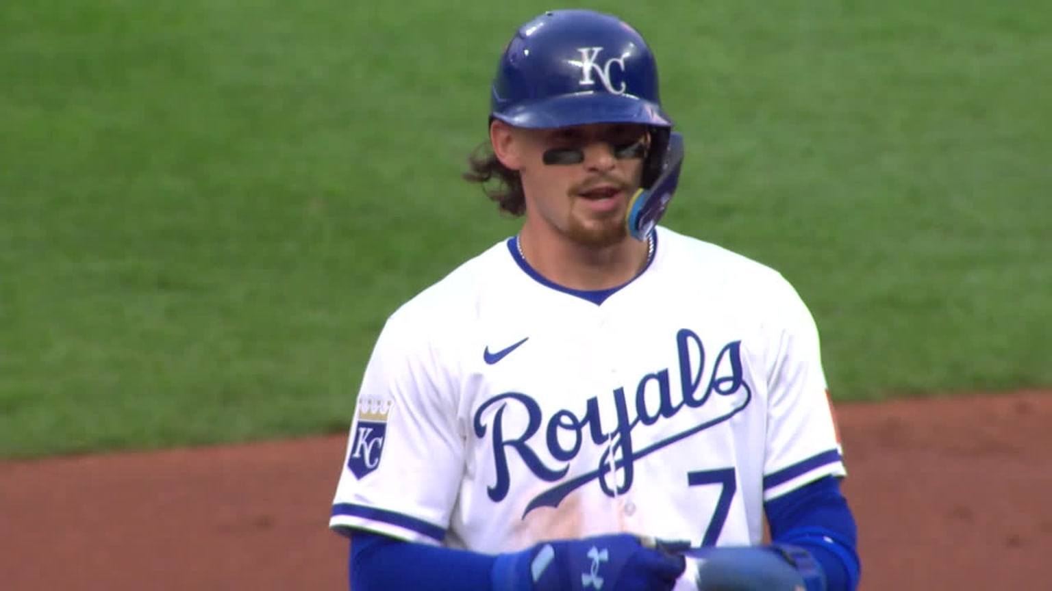 Bobby Witt Jr. produce con doble al prado izquierdo | 23/07/2024 | Los ...