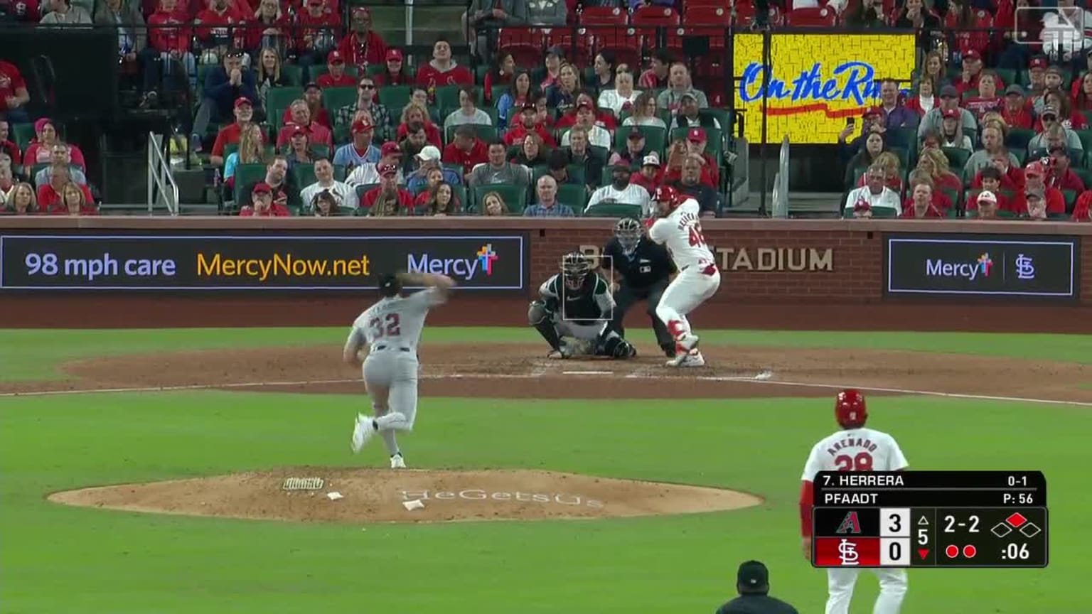 Brandon Pfaadt strikes out Iván Herrera | 04/22/2024 | Arizona Diamondbacks