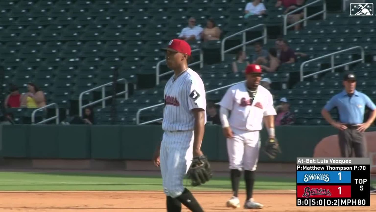 Matthew Thompson strikes out his eighth batter | 06/18/2023 | MLB.com