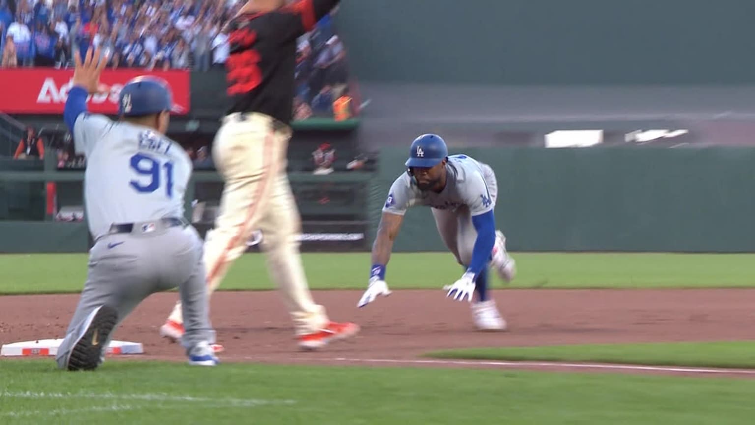 Jason Heyward's two-run triple | 06/29/2024 | Los Angeles Dodgers