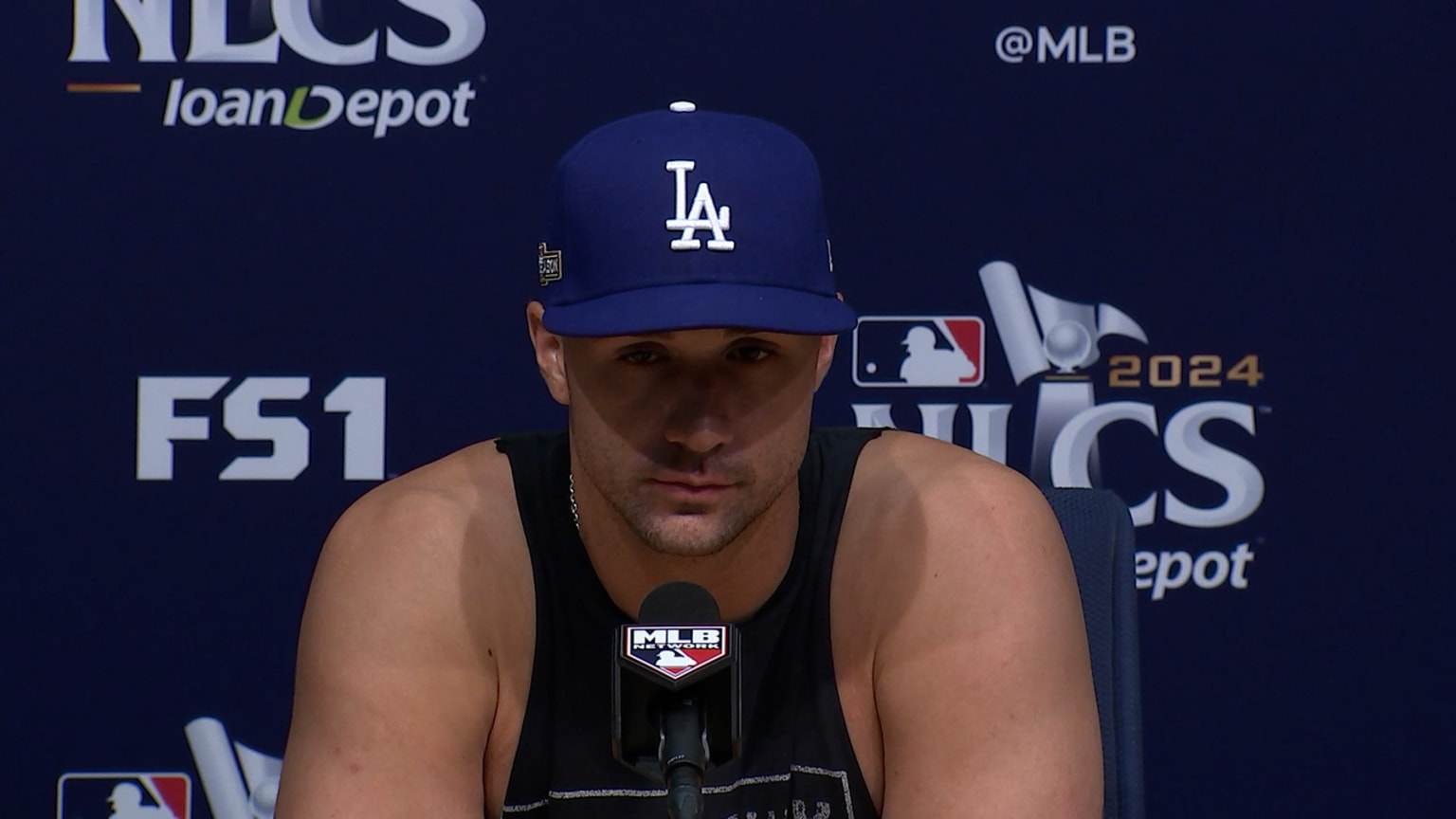 Jack Flaherty talks strong NLCS game 1 outing | 10/13/2024 | Los ...