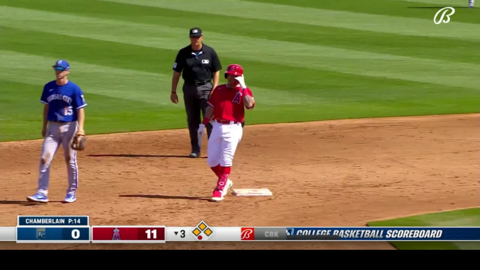 Jose Gomez hits 2-run double down the left-field line | 03/17/2023 ...