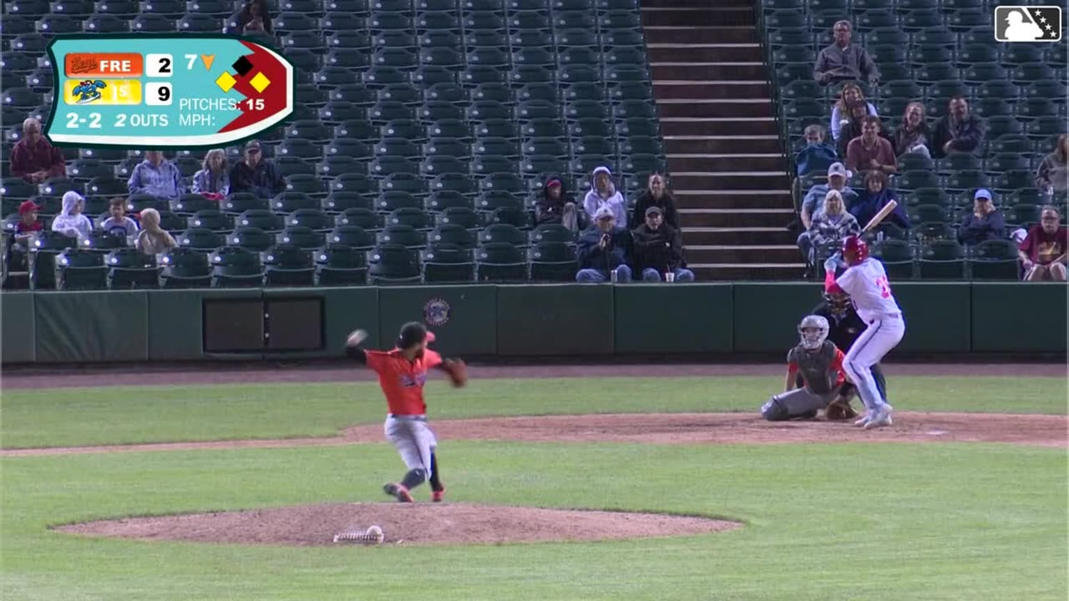 Keaton Anthony singles on a line drive to left fielder RJ Austin. Devin ...