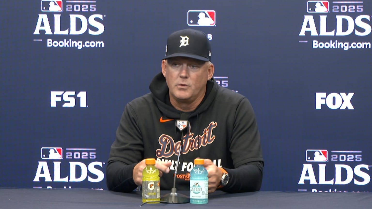 A.J. Hinch talks costly error, Game 3 loss | 10/07/2025 | Detroit Tigers