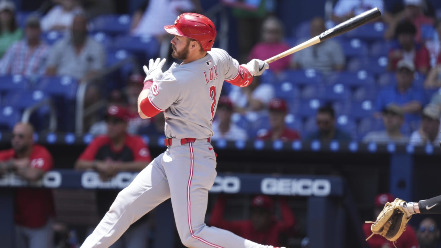 Gavin Lux's RBI single | 04/23/2025 | Cincinnati Reds