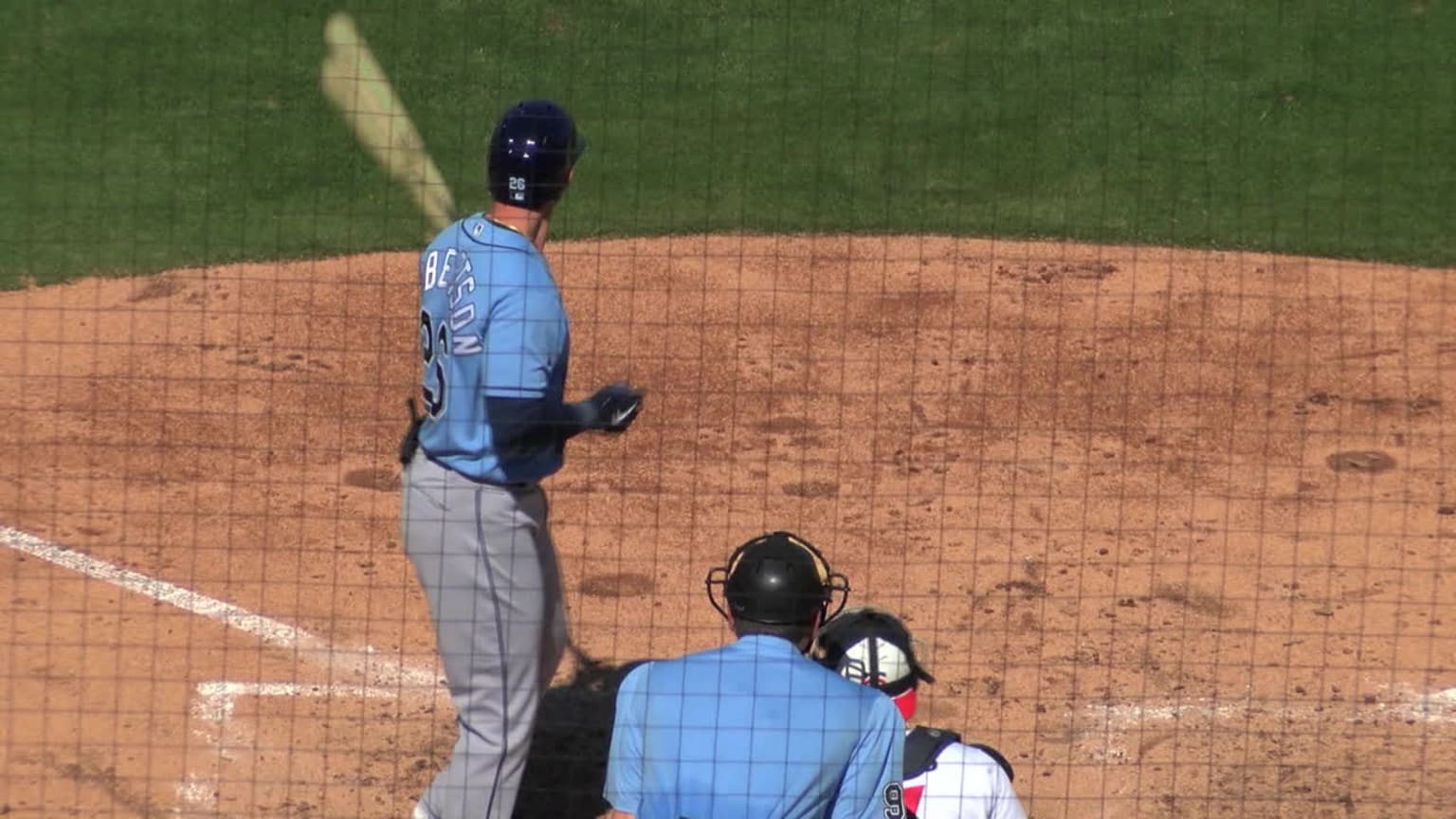 Daniel Robertson knocks an RBI single into left field | 02/25/2023 ...