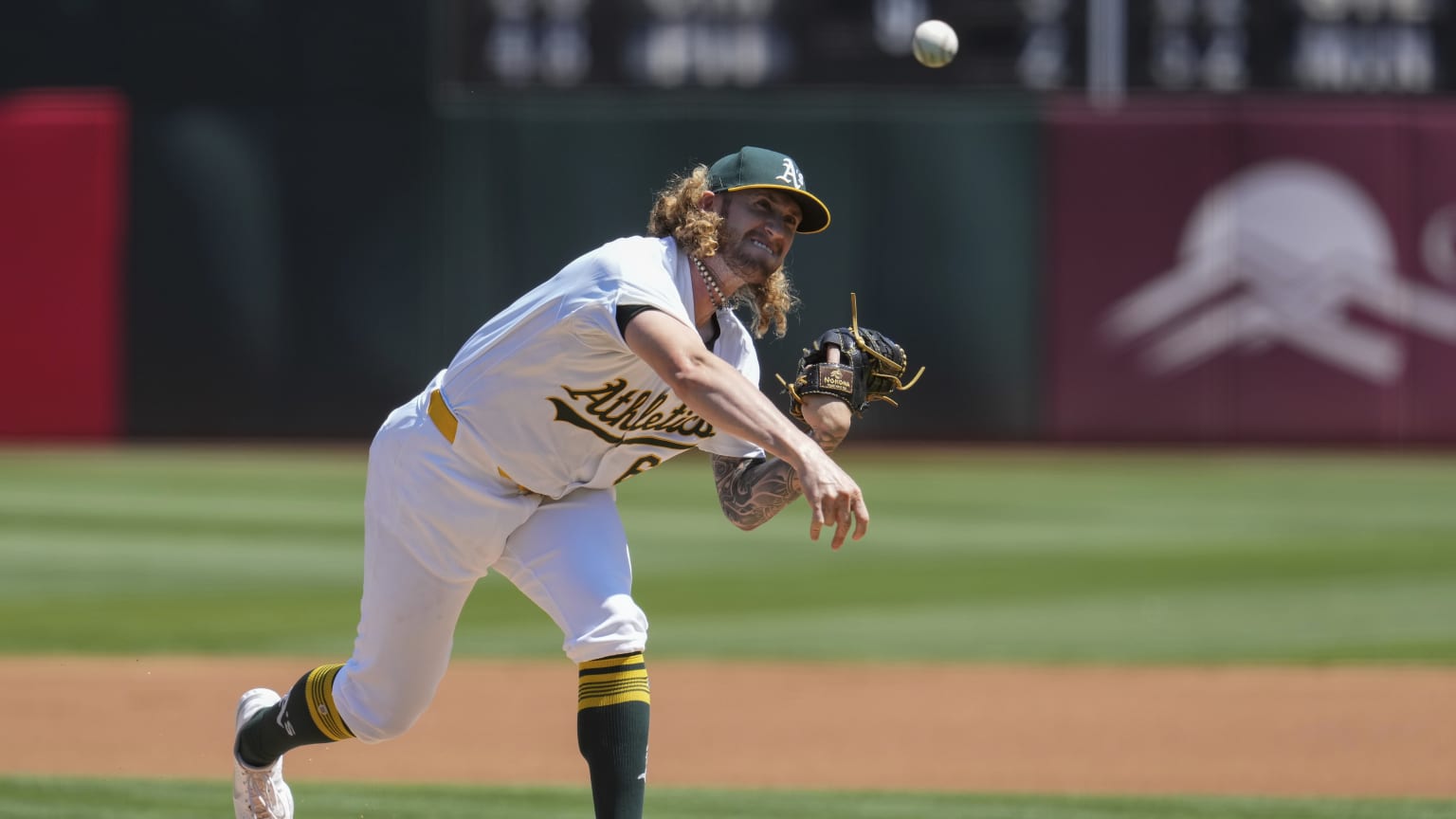 Joey Estes strikes out Willy Adames | 08/25/2024 | Athletics