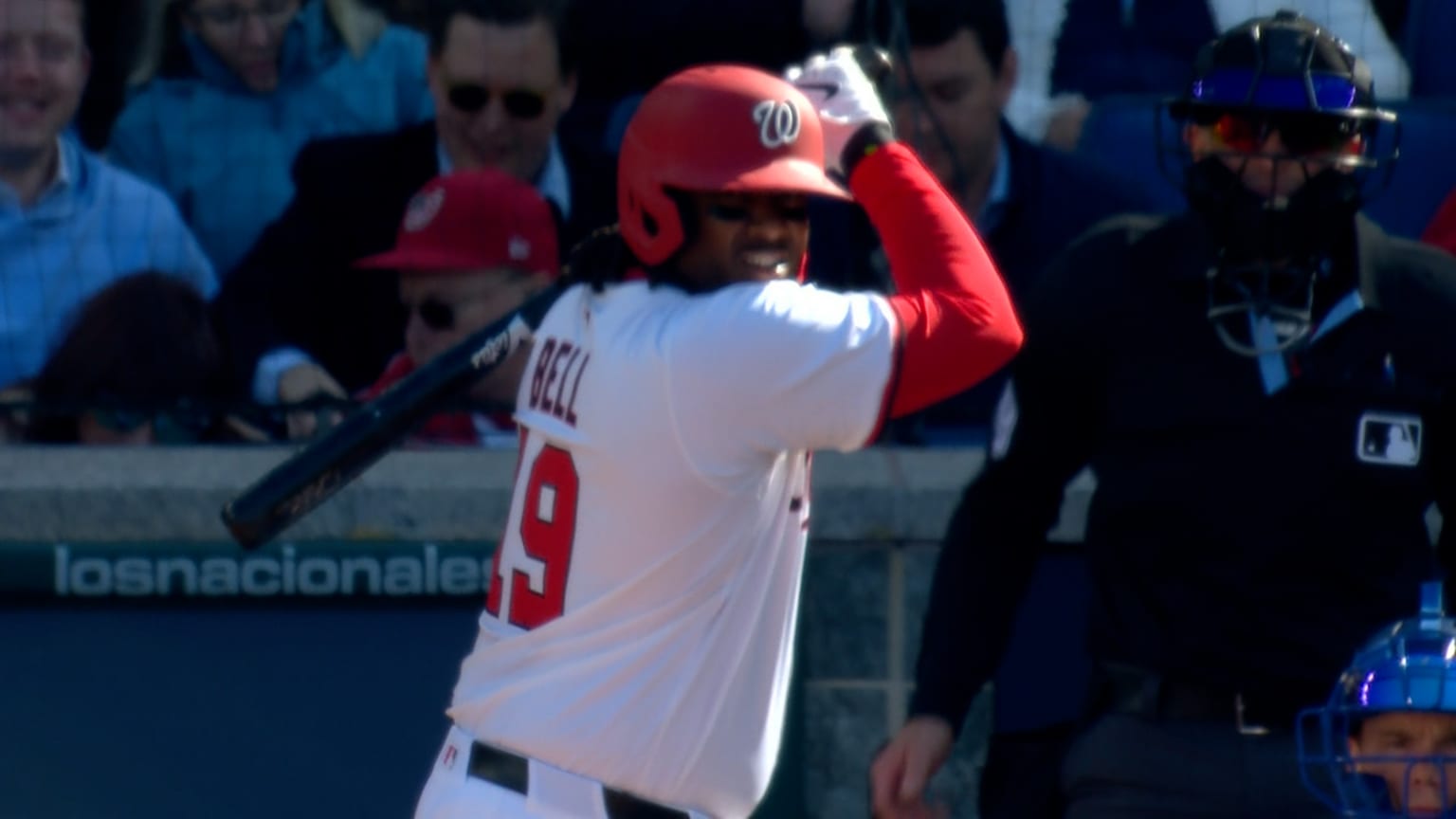 Josh Bell impulsa con una roleta | 09/04/2025 | Los Nationals de Washington