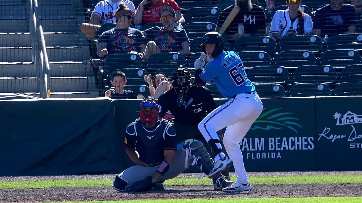 Jack Winklers Solo Home Run 02 28 2025 Miami Marlins