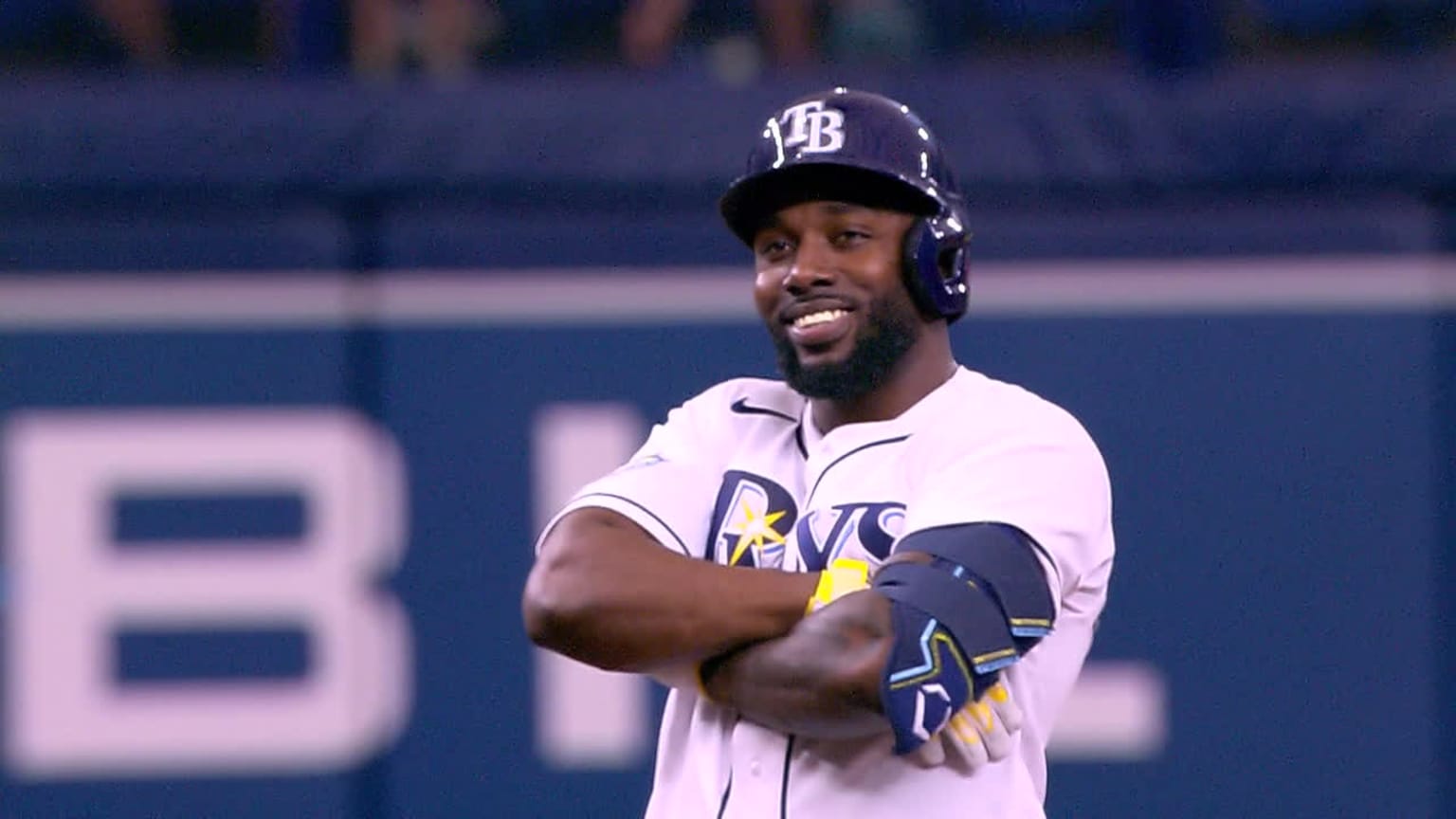 Randy Arozarena doubles to right field in the 1st | 04/01/2023 | MLB.com